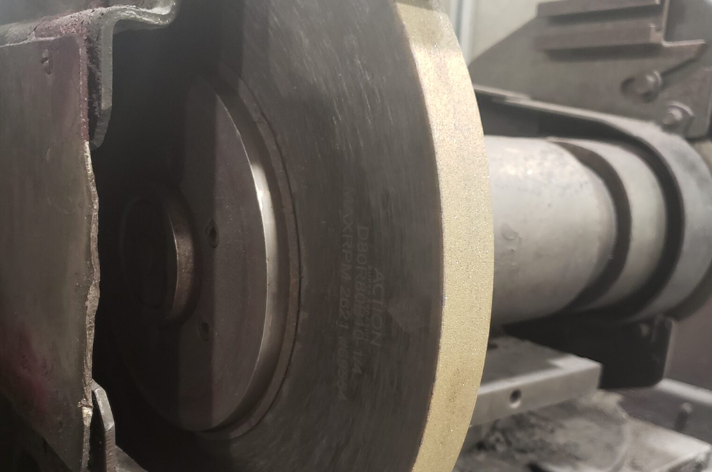 Bench Grinder Polishing Wheel - Plasma Spray Coating & HVOF
